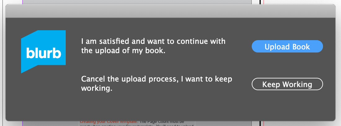 Upload a book using the Blurb Book Creator plug-in for InDesign – Help ...