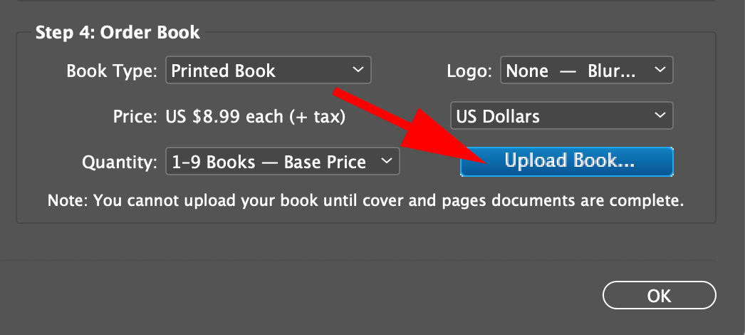Upload a book using the Blurb Book Creator plug-in for InDesign – Help ...